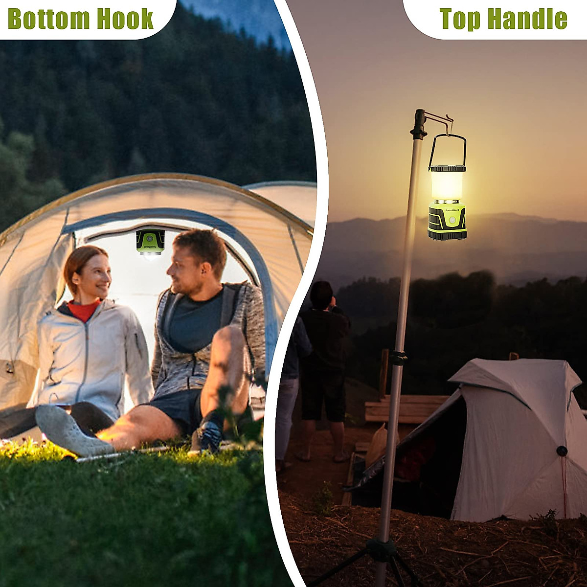 Camping Lantern,Super Bright Battery Powered LED 1500LM,4 Light Modes,Waterproof Tent Light,Long Run-time Lantern Flashlight for Hurricane,Emergency,Survival Kits,Hiking,Fishing