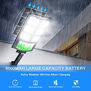 NAVAZIP 200W Solar Lights Outdoor, 15000LM Solar Lights for Outside Waterproof, Solar Flood Lights Outdoor Motion Sensor with Remote, for Street,Yard, Garden, Path & Parking Lot