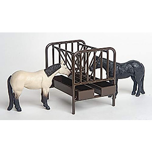 Little Buster Toys Pasture Horse Feeder - Brown