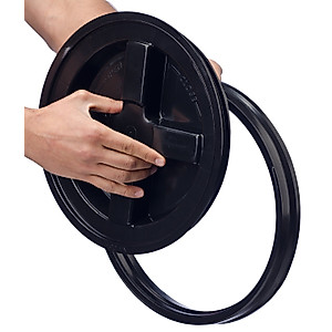 Gamma Seal Lid, Black - 3 Pack