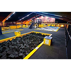 Foamma Charcoal Foam Pit Cubes/Blocks 9” x 9” x 9” 10 Pack for Gymnastics, Freerunning and Parkour Courses, Skateboard Parks, BMX, Trampoline Arenas