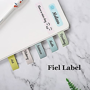 NIIMBOT Label Maker Machine with Tape D11 Portable Bluetooth Handheld Label Printer Included Multiple Templates Available for Phone Pad Easy to Use Home Office Organization USB Rechargeable-Green