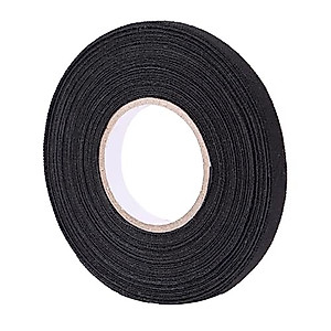 Keenso Felt Tape Automotive, Multipurpose Car Wiring Harness Tape Self Adhesive Anti Squeak Rattle Tape Dash, Black (9mm × 25m)