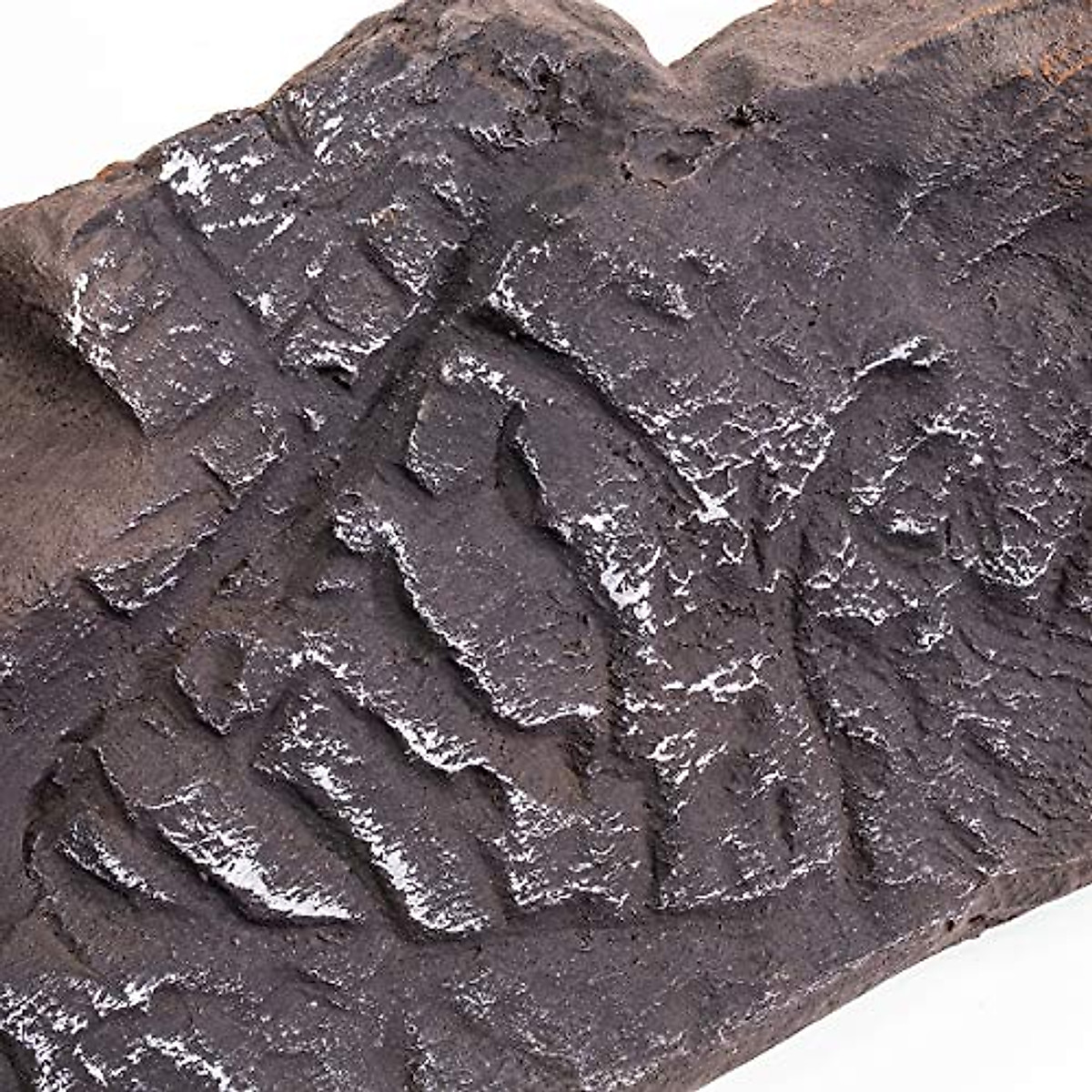 Barton 9Pc Ceramic Log Set Pine Wood Style w/Stackable Gas Heat Resistant Outdoor Indoor Fireplace Fire Wood Fake Realistic