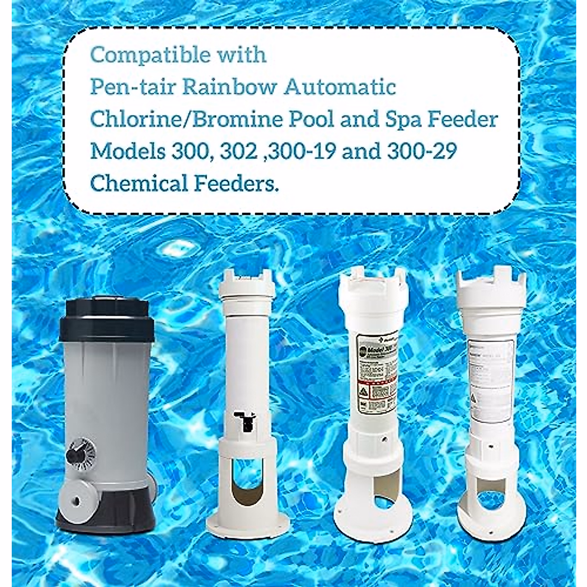 8' Feet Pool Chlorinator Tubing R172023 Parts Compatible with Pen-tair Rainbow Chemical Feeder,Pool and Spa Feeder