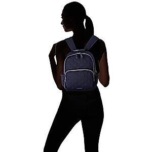 Vera Bradley Women's, Performance Twill Small Backpack, Classic Navy, One Size