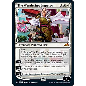 Magic: the Gathering - The Wandering Emperor (042) - Foil - Kamigawa: Neon Dynasty