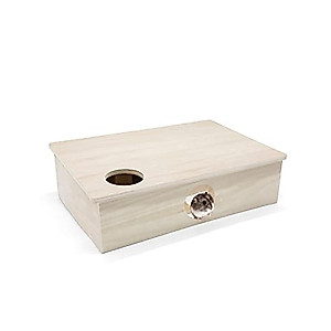 Rubor Multi-Chamber Hamster House Maze, Hamster Hideout Small Pets Woodland House Habitats Decor, Hamster Tunnels Activity Hamster Burrow for Hamster Mice Gerbils Lemming