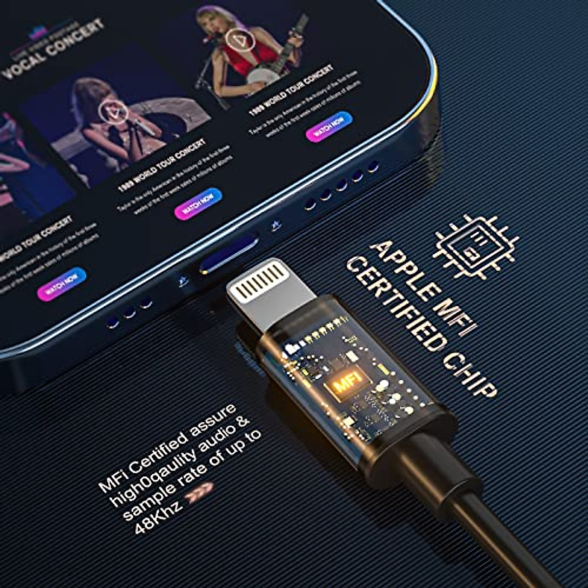 Gsangoo Lightning Headphones for iPhone 13 14 12 Pro Max MFi Certified Lightning Earbuds with Mic Noise Isolation Stereo Bass in-Ear Headphones Lightning Connector Wired Earphones for iPhone 11 XR SE