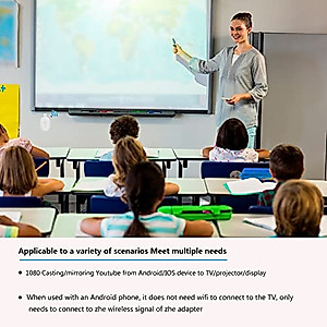 Wireless HDMI Display Dongle Adapter,TV Adapter for The APP YouTube,Video Mirroring Dongle Receiver,Used for iPhone Mac iOS Android Casting/Mirroring to TV/Projector/Monitor