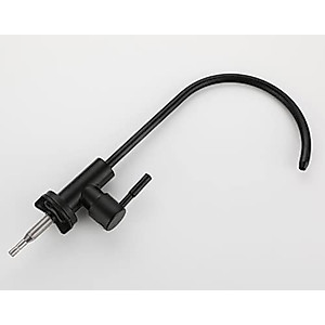 HOMCBEC Lead-Free Reverse Osmosis Faucet Drinking Water Filter Faucet Stainless Steel 304 Kithen Sink Faucet (Matte Black)
