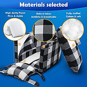 Liplove Dog Car Seat for Small Dogs, Center Console Dog Seat, Washable Dog Booster Seat, Car Seat Travel Bag for Small Cats & Dogs, Soft & Breathable Pet Car Seat