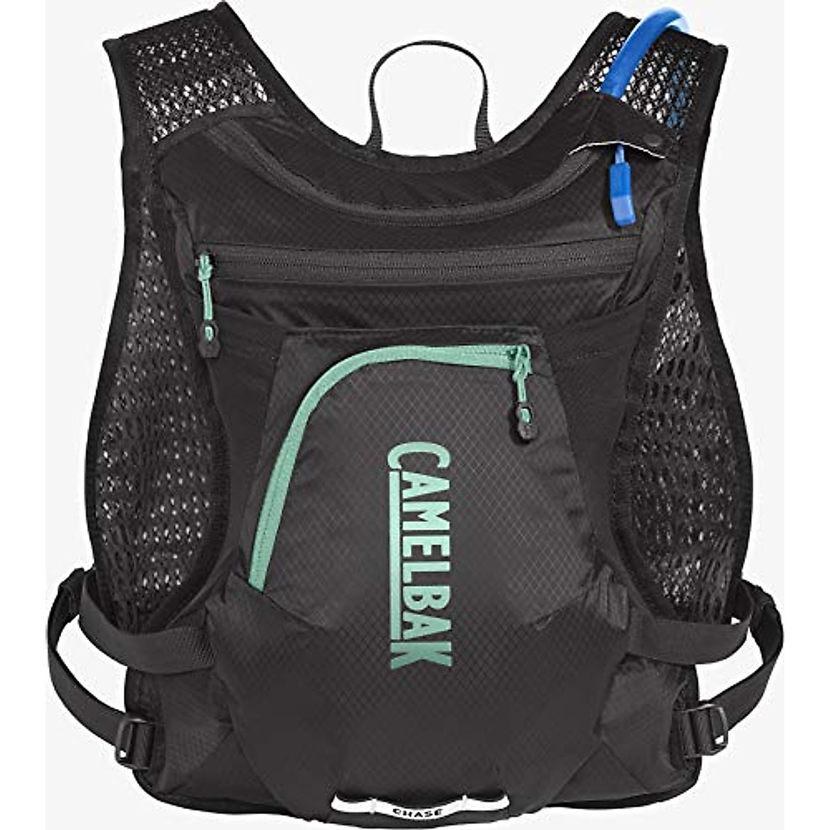 CamelBak Women's Chase Bike Vest 50oz - Hydration Vest - Easy Access Pockets, Black/Mint