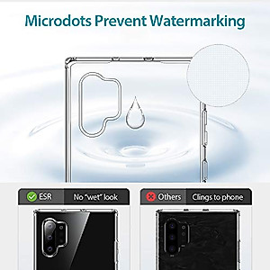 ESR Metal Kickstand Compatible with Galaxy Note 10 Plus Case, Vertical and Horizontal Stand, Reinforced Drop Protection,Flexible TPU Case for Samsung Galaxy Note 10+ / 10 Plus / 5G 6.8" (2019),Clear