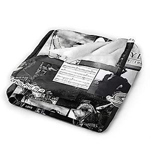 Styles Blanket Flannel Funnysinger Throws for Fans Surprises Super Soft Blankets Sofa Bed 50 "X40