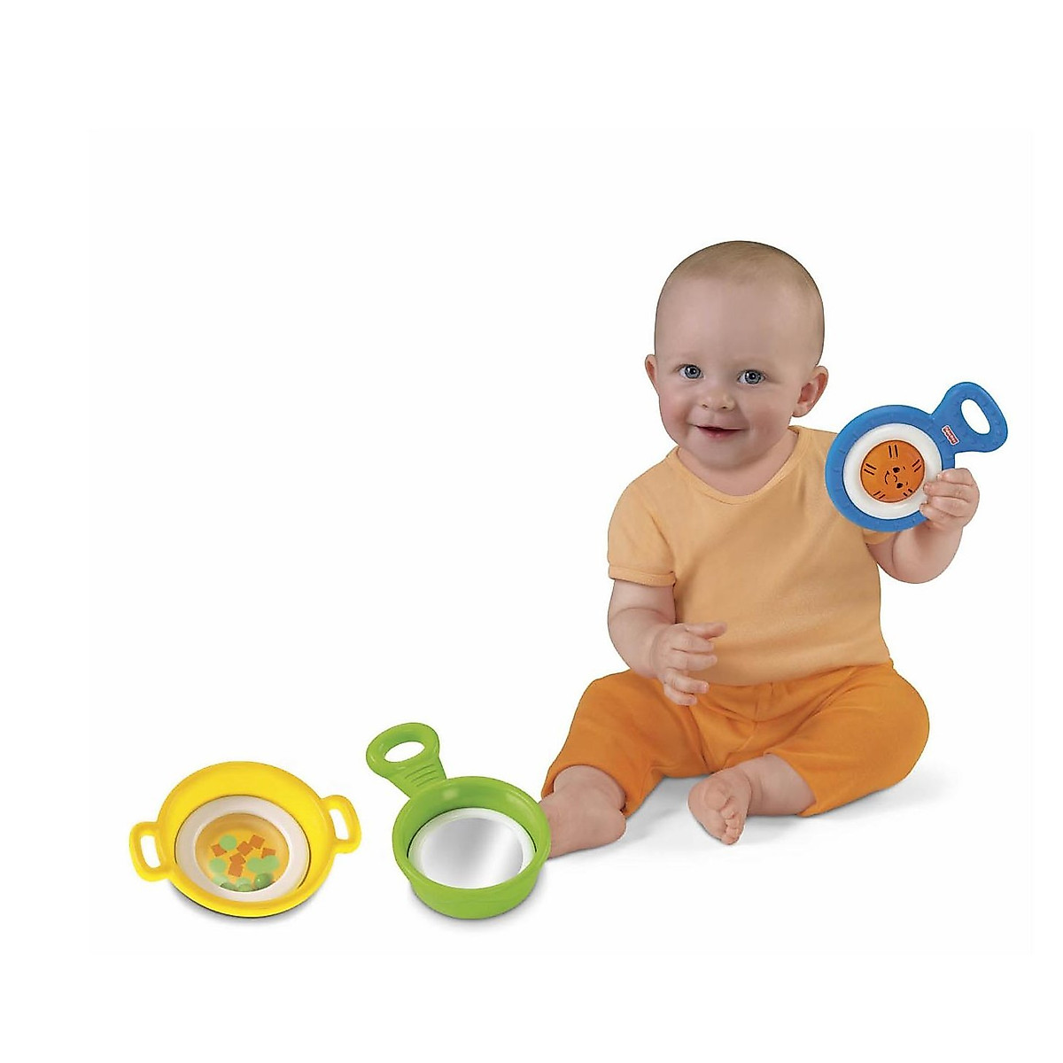 Fisher-Price Brilliant Basics Stack & Nest Pots & Pans