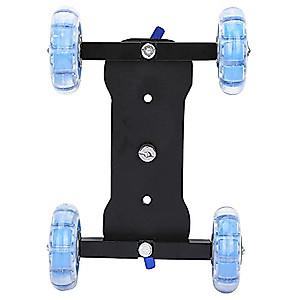 Voluxe Camera Dolly Wheel, Camera Dolly Skater, Silicone 1 PCS 1/4'' Screw 10KG Payload for Cellphone DSLR Camera Action Camera Photographers