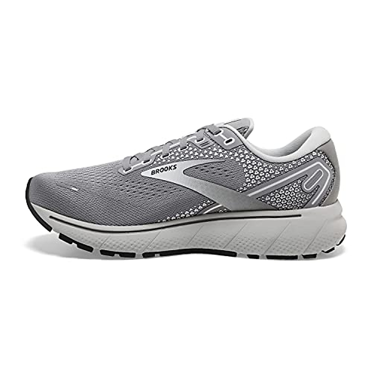 Brooks Women's Ghost 14 Neutral Running Shoe - Alloy/Primer Grey/Oyster - 9 Medium