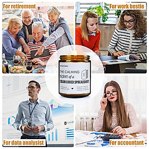 Retirement Gifts for Women, Best Friend Birthday Gifts for Work Bestie, Funny Friend Coworker Leaving Gifts, Lavender Candles Gifts for Christmas