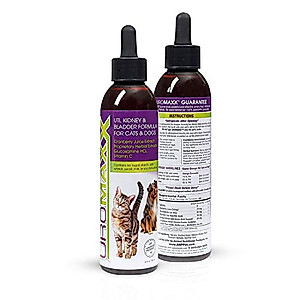 UroMAXX Urinary Tract, Kidney & Bladder Formula for Cats and Dogs, 6 oz Bottle. Premium Pack