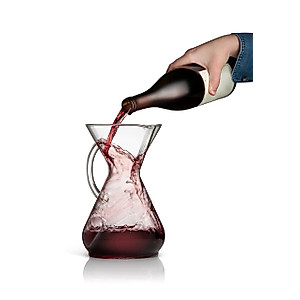 Chemex ChemAer Pour-Over Glass Handle Coffeemaker - 8-Cup - Exclusive Packaging