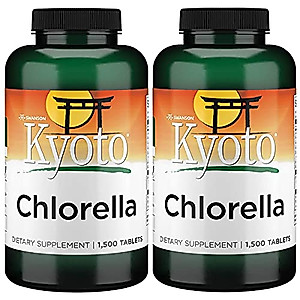 Swanson Chlorella 194 mg 1500 Tabs 2 Pack