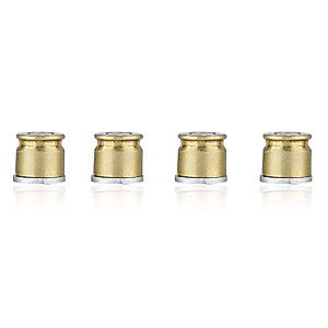 Vikye Aluminum Alloy Buttons for PS4, Gold Metal Buttons & Thumbstick Mod Kit for PS4 Controller