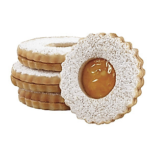 Wilton Round Linzer Cookie Cutter Set Silver 2-Inch