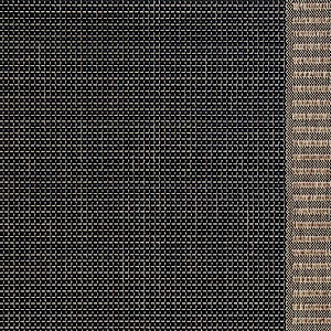 Couristan Recife Wicker Rug, 5-Feet 3-Inch by 7-Feet 6-Inch, Stitch/Black/Cocoa