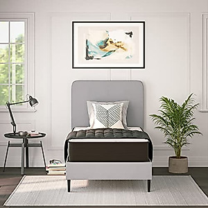 Flash Furniture Dream 10 Inch Hybrid Mattress, Twin Size High Density Foam and Innerspring Mattress in a Box, CertiPur-US Certified Foam