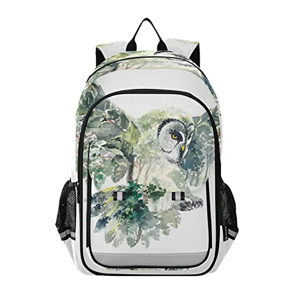 ALAZA Forest Owl Animal Laptop Backpack Purse for Women Men Travel Bag Casual Daypack with Compartment & Multiple Pockets