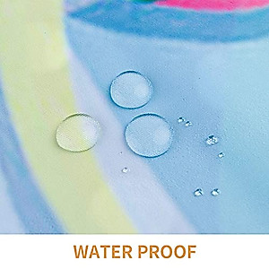 RLHHUG Easter Bunny Shower Curtain Sets with Rugs, Cute Shower Curtain 72x72In for Bathroom Decor, Waterproof Durable Shower Curtain with Hooks, Bath Mat, Toilet Contour Mat and Lid Cover