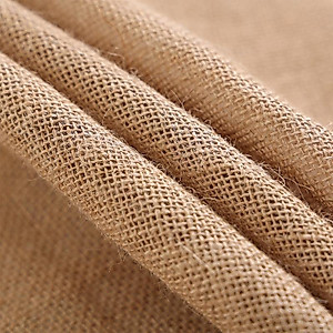 ArtOFabric Natural Burlap Tablecloth 60 Inches X 108 Inches