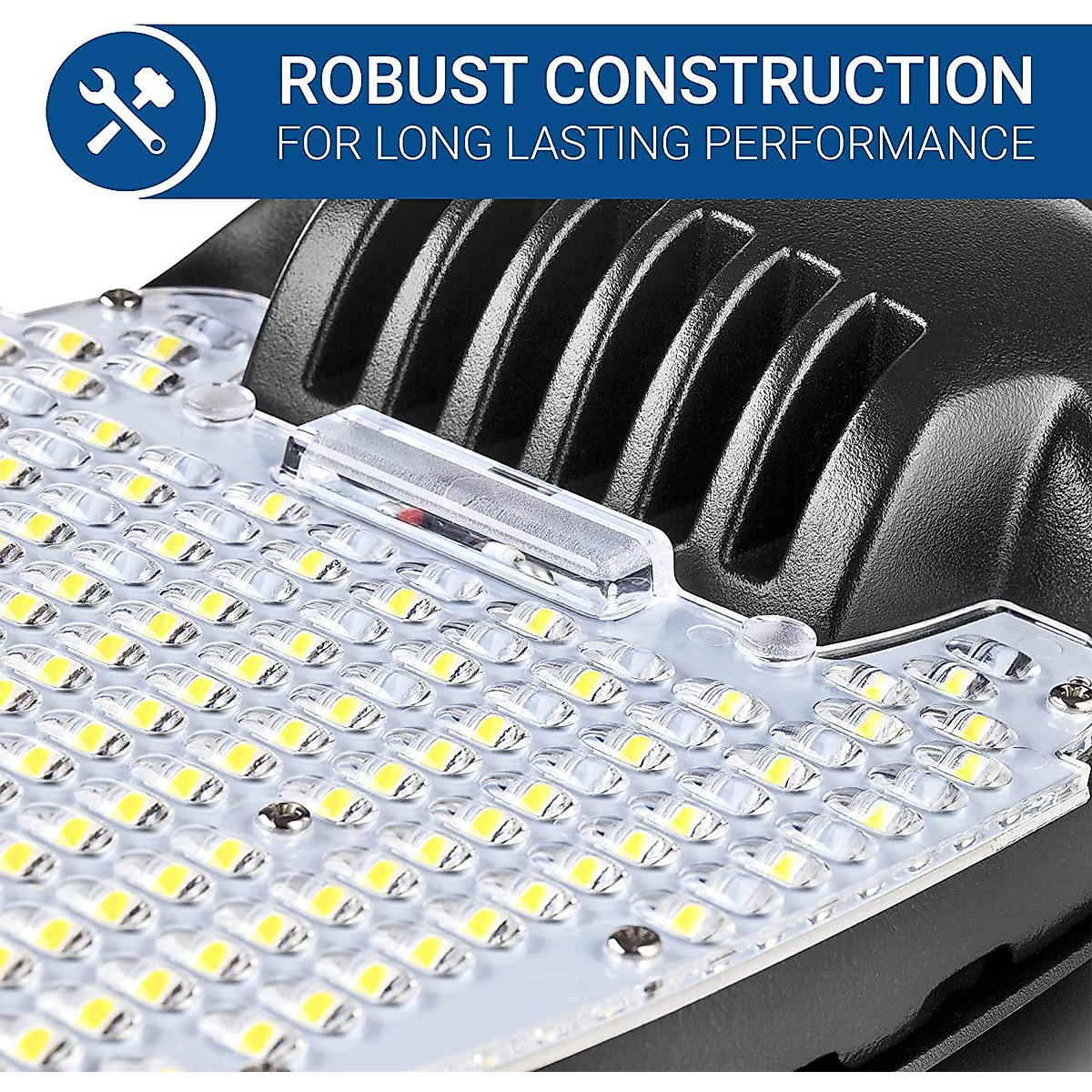 OSTEK LED Shoebox Area Corn Light Bulb 115W LED Retrofit Kits 5000K E39 Rotatable Mogul 16100LM LED Commercial Lighting - Post Street Light Security Lights Parking Light LED Paddle Bulb