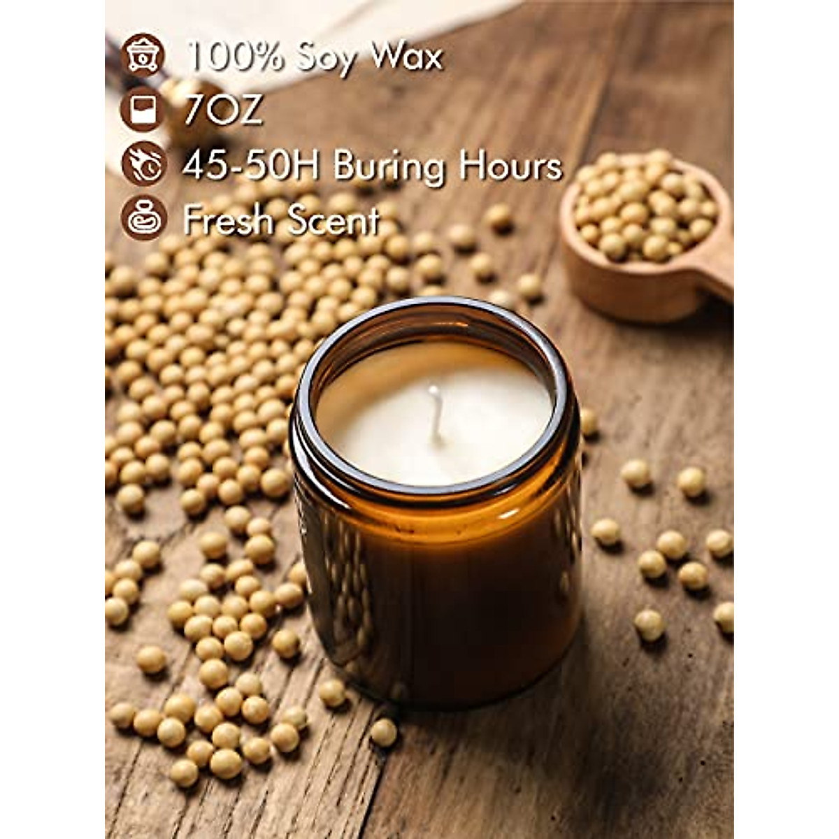 Gifts for Him, Anniversary Romantic Gifts for Him Boyfriend Husband, Funny Birthday Valentine's Day Gifts for Men Dad, Fireside Scented Candles