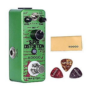 Koogo Super Distortion Pedal Killer Distortions Pedals Ultra Extra Orignal Modes Powerful Dist Effect for Electric Guitar Bass …