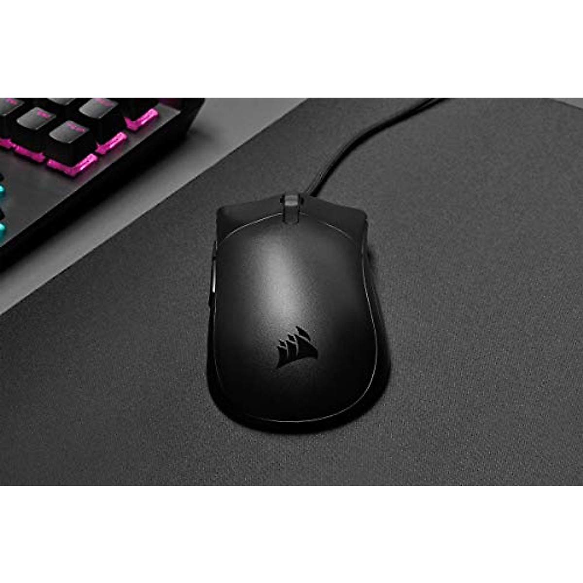 Corsair Sabre PRO Champion Series Gaming Mouse - Ergonomic Shape for Esports and Competitive Play - Ultra-Lightweight 69g - Flexible Paracord Cable QUICKSTRIKE Buttons with Zero Gap