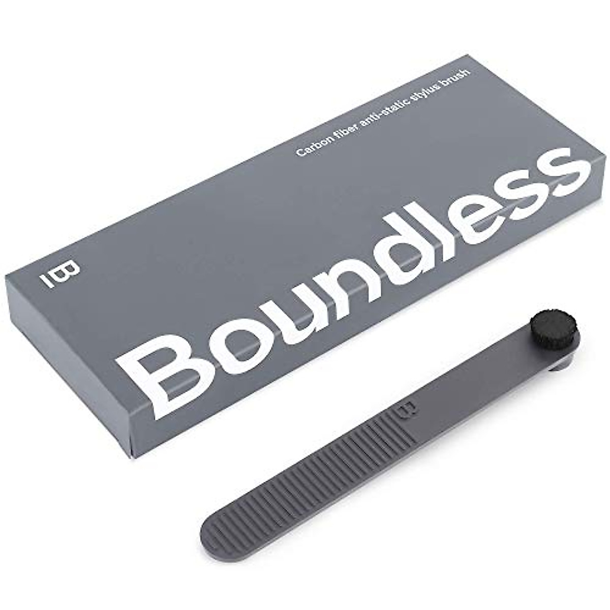 Boundless Audio Stylus Cleaner Brush - Carbon Fiber Anti-Static Stylus Brush for Turntable Needle Cleaning