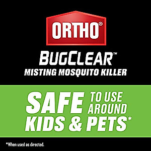 Ortho BugClear Misting Mosquito Killer - Outdoor Misting/Fogging Ready-to-Use Solution, Kills on Contact, Repels Mosquitoes, 32 oz.