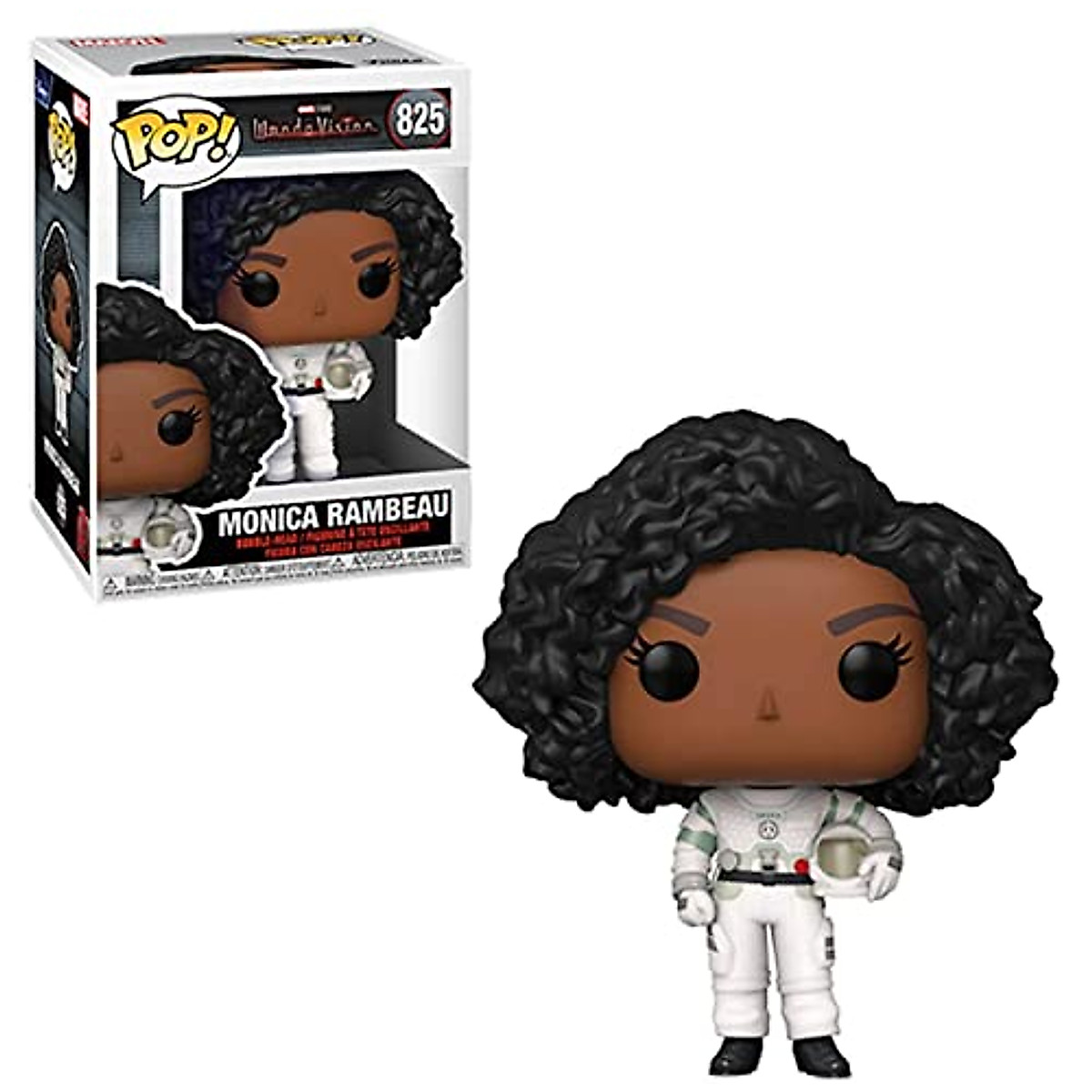 POP Marvel WandaVision Monica Rambeau Funko Pop Vinyl Figure Bundled with Compatible Pop Box Protector Case Multicolored 3.75 inches