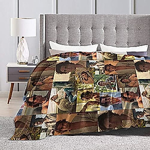 UiloveJohn B Outer Banks Super Soft Cozy Blanket Microfiber Flannel Lightweight Throw Blanket for Bed Couch Sofa Chair Living Room,Suite for All Season 60inchX50inch