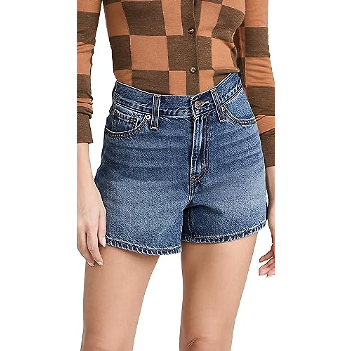 Levi's Women's 80s Mom Shorts, You Sure Can, Blue, 27