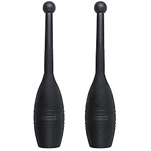 Logest Mace Exercise Club - Heavy Duty Plastic Indian Clubs Available in 1 LB and 2 LB Sets of 2 Perfect for Strength Training and Rehabilitation Improves Grip and Full Body Workout Mace Clubs (3LB Set of 2 - 3LB Each Club)