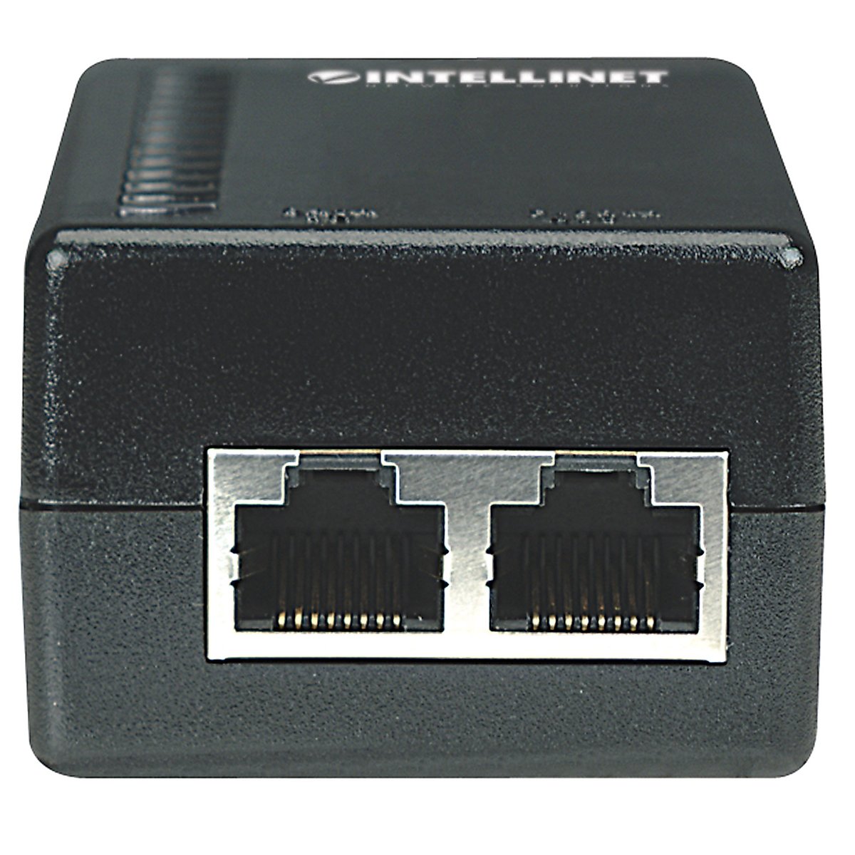 Intellinet PoE Injector - Converts Non-PoE to PoE Connections - Use CAT5 Ethernet Cable with RJ45 to Provide Both Power and Data – Supplies 15.4W up to 100 M (328 ft) Black 524179