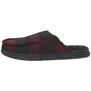 Eddie Bauer Men's Oliver Slippers | House Slippers for Men | Cushioned Footbed Lightweight Slip-On Bedroom Shoes with Rubber Outsole