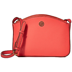 Anne Klein Triple Crossbody Hot Coral One Size