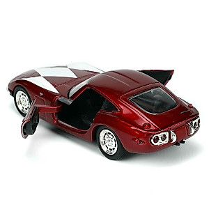 JADA TOYS, INC 1967 Toyota 2000GT W/RED Ranger Nano FIG 1/32 Vehicle
