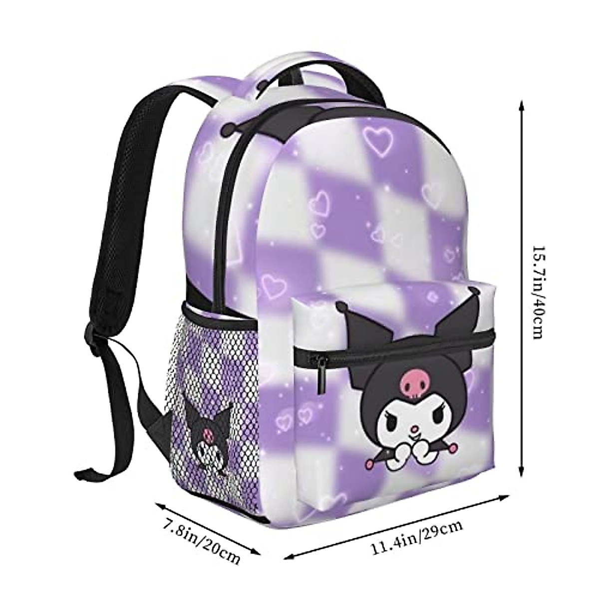 DIEZ Anime Kawaii Backpack Casual Lightweight Backpack Travel Laptop Bag For College Anime Cartoon Cosplay Bag