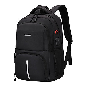 Travel Laptop Backpack For Men And Women, Business Anti Theft Slim Durable Laptops Back Pack With USB Charging Port, Water Resistant Computer Bag Fits 15.6 Inch Notebook Gifts For College School