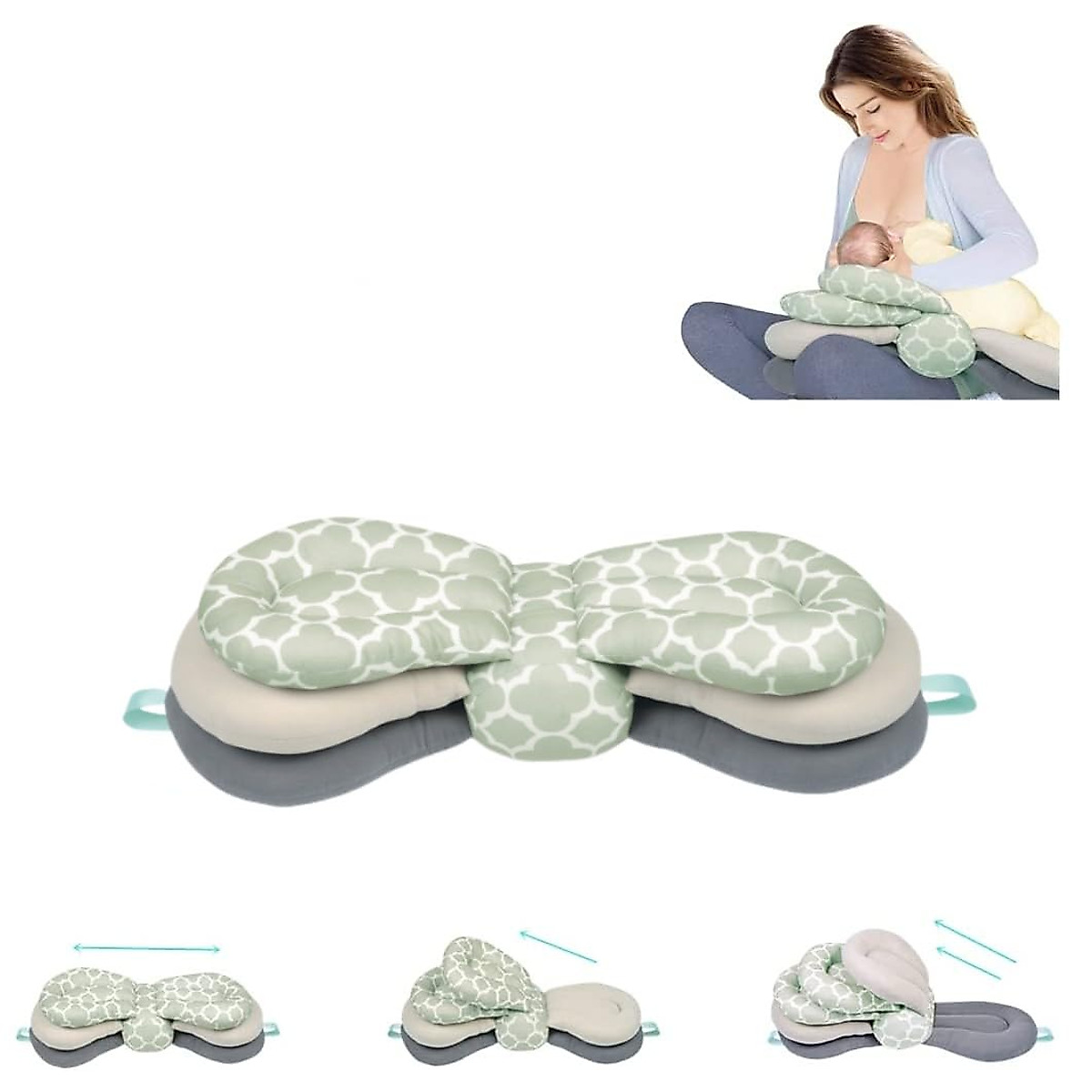 bdhjzytt Multifunctional Nursing Pillow Mother Nursing Pillow, Adjustable Height